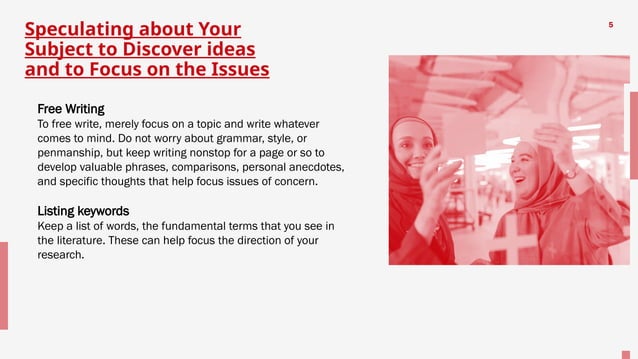 Topic selection of the research work paper | PPT