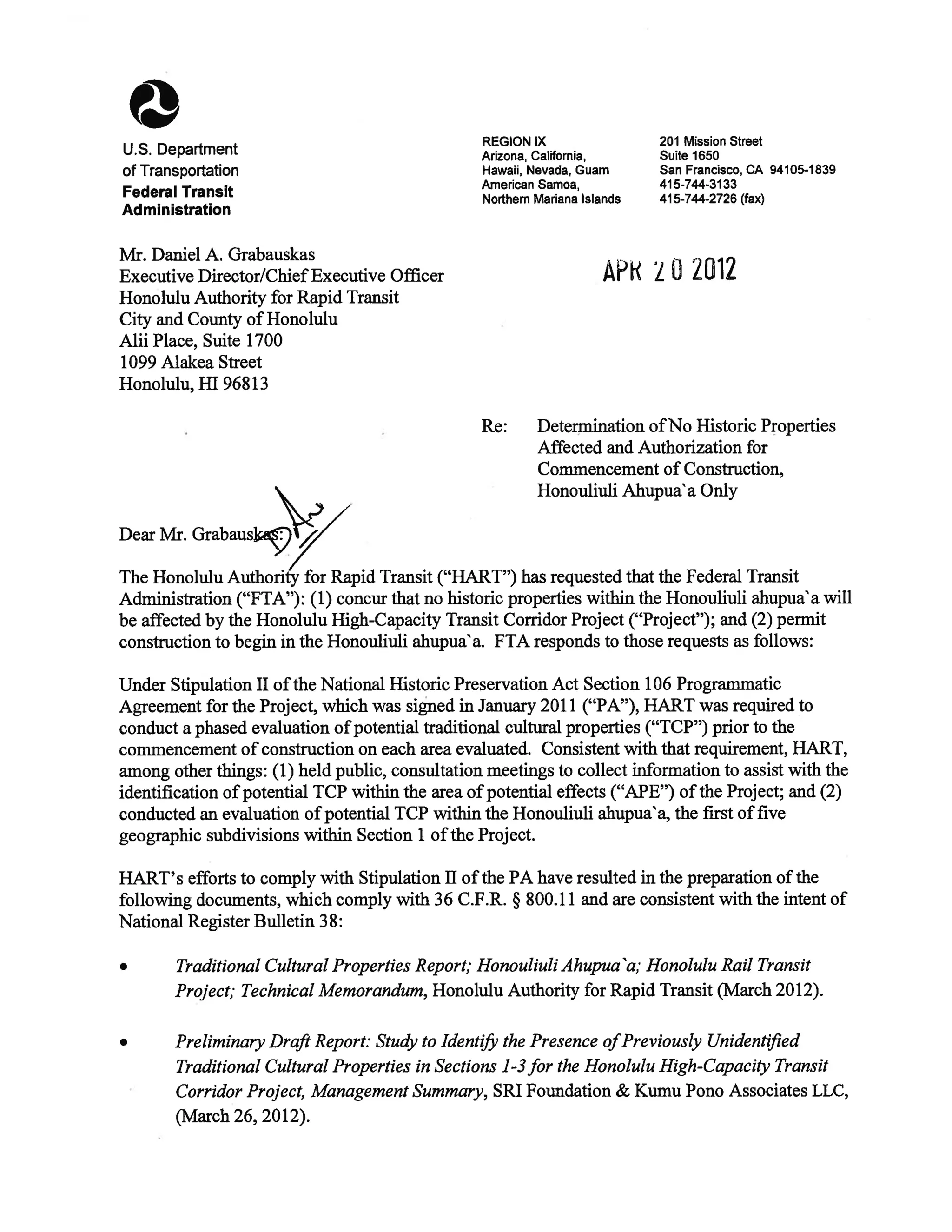 Fta letter 4.20.12