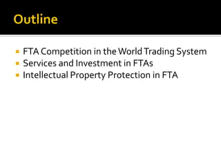 FTA policy and strategy | PPT