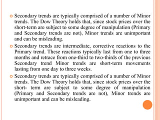 Dow Theory and Elliott Wave Theory | PPTX