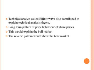 Dow Theory and Elliott Wave Theory | PPTX