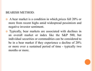 Dow Theory and Elliott Wave Theory | PPTX
