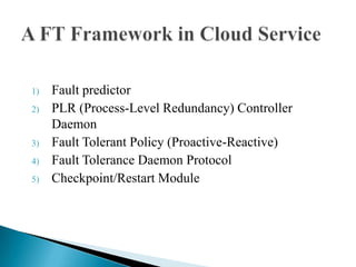 FT Architecture For Cloud Service Computing | PPT