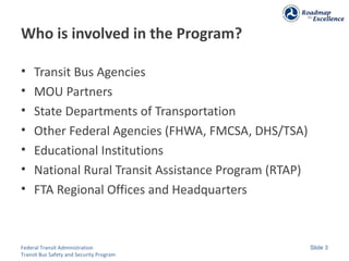 FTA Bus Safety & Security Orientation | PPT
