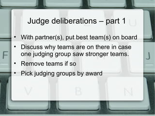 FTC 2015-2016 Judging | PPT