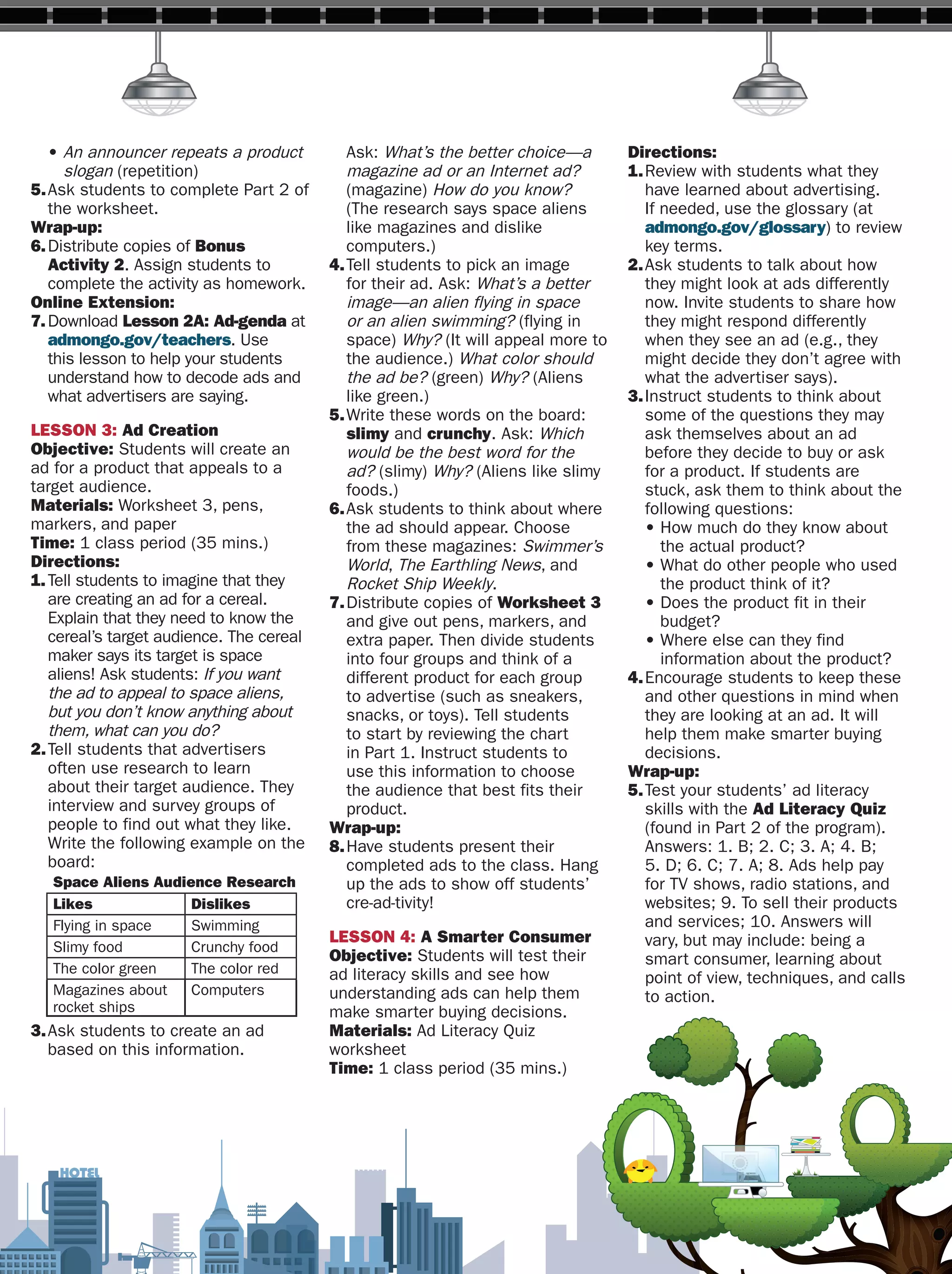 Ftc lesson-plans-student-worksheets | PDF