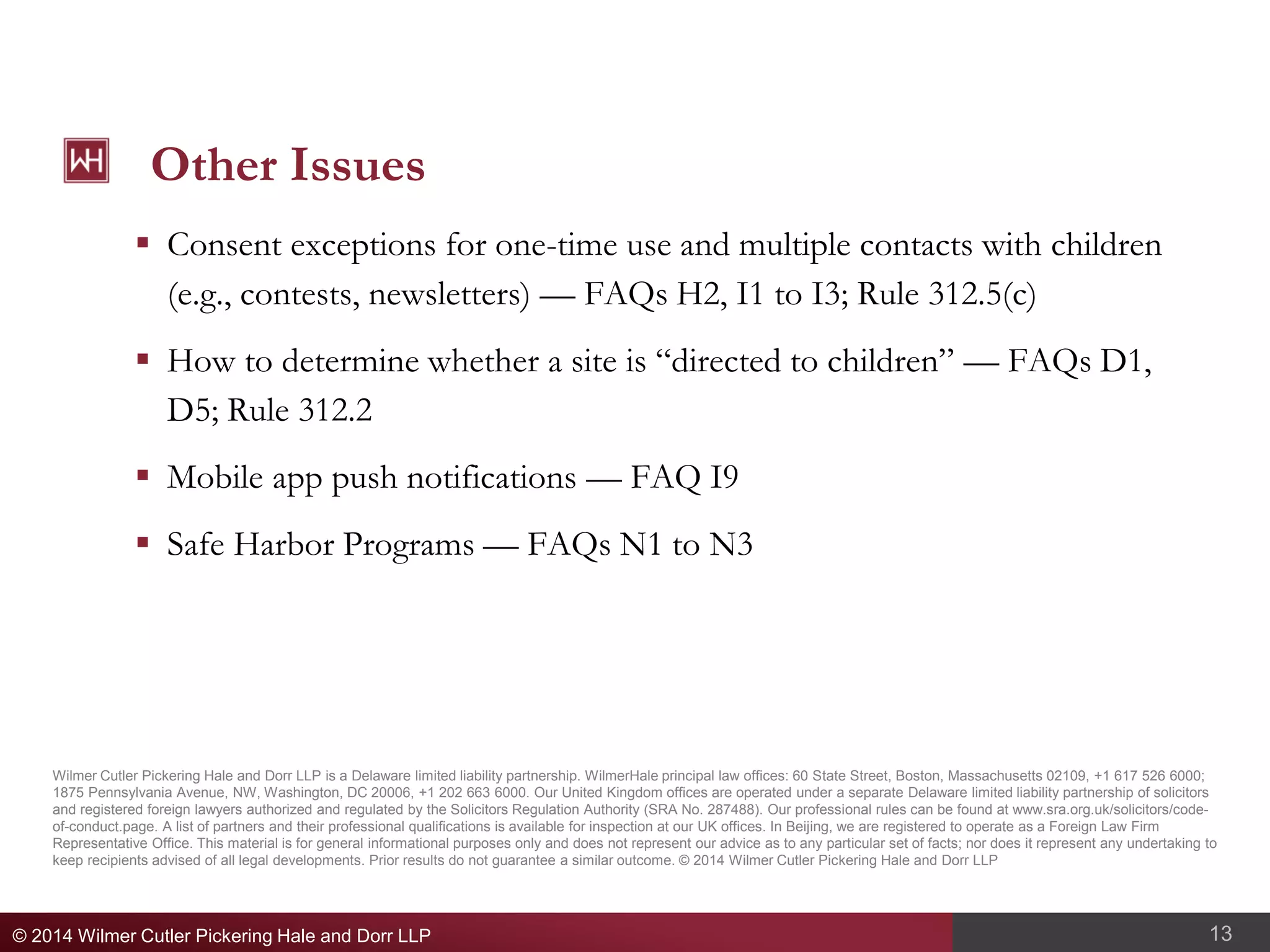 The FTC’s Revised COPPA Rules (Stanford Presentation) | PDF