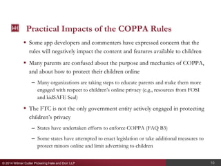 The FTC’s Revised COPPA Rules (Stanford Presentation) | PDF