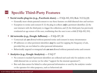 The FTC’s Revised COPPA Rules (Stanford Presentation) | PDF