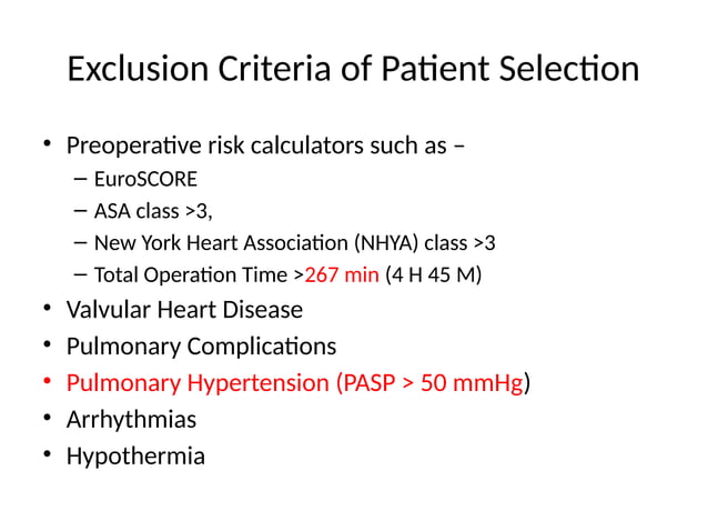 FAST-TRACK ANESTHESIA IN CARDIAC SURGERY | PPTX