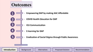 Collaborative AAC Support System for Bangladesh | PPTX | Computer ...