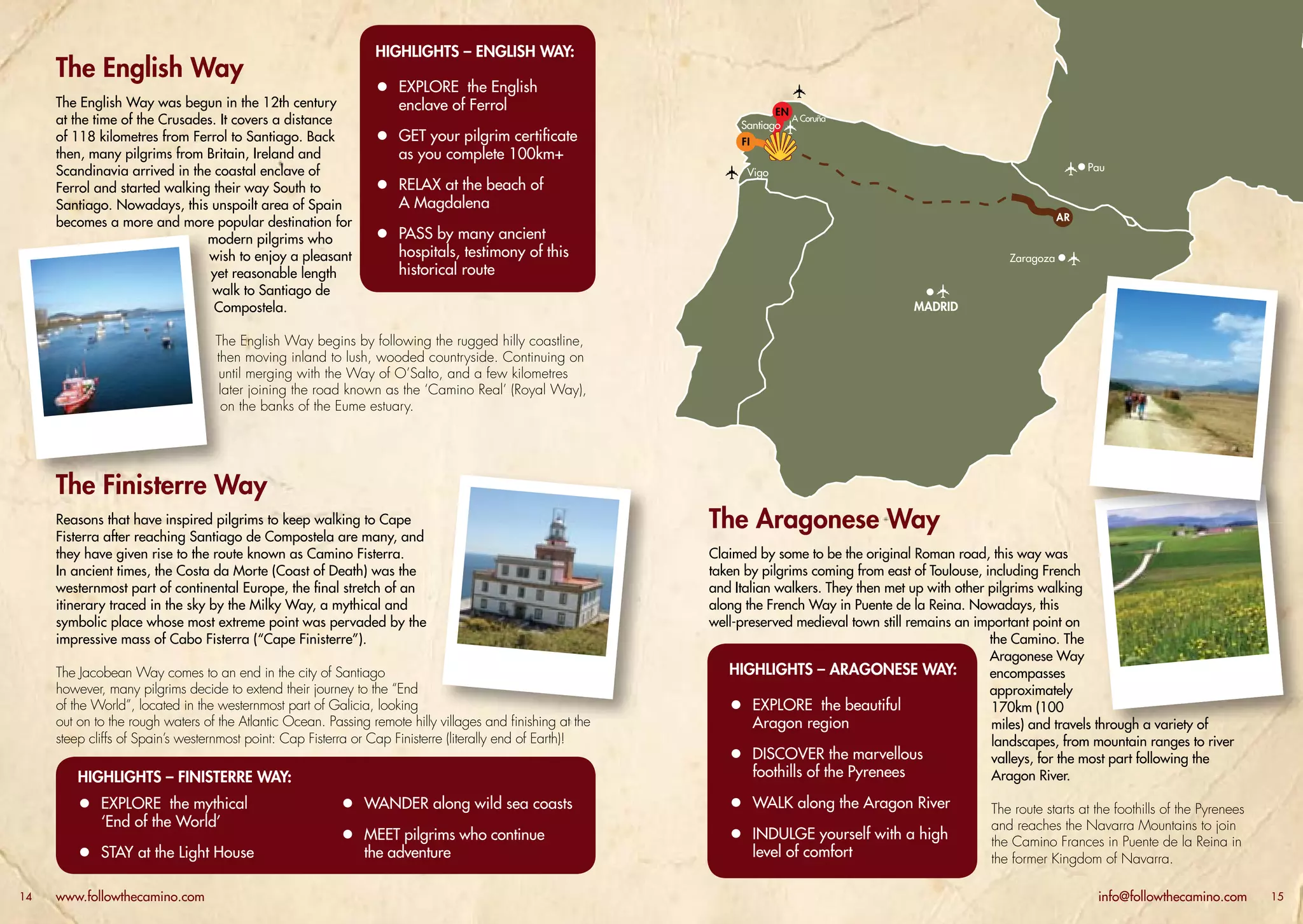 Follow The Camino Brochure | PDF