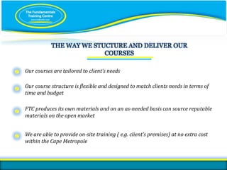 Fundamentals Training Centre Company Profile & Course Information | PPSX