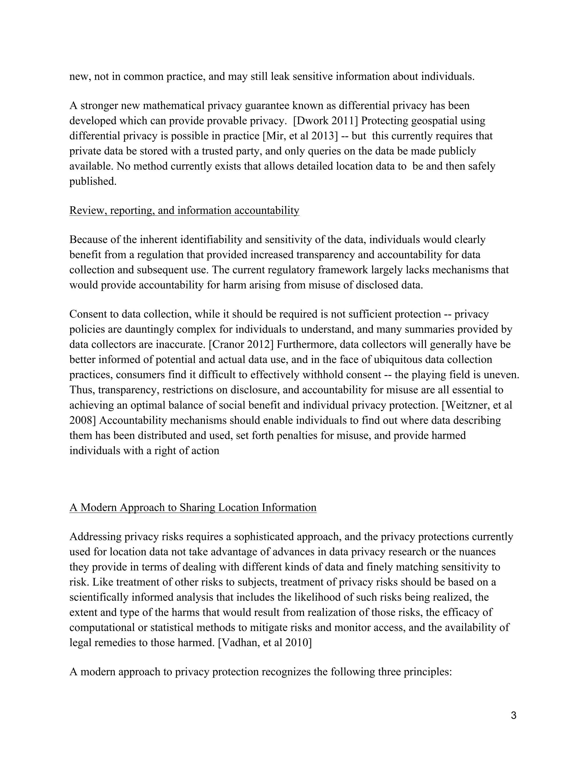 Comments to FTC on Mobile Data Privacy | PDF