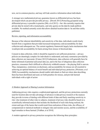 Comments to FTC on Mobile Data Privacy | PDF