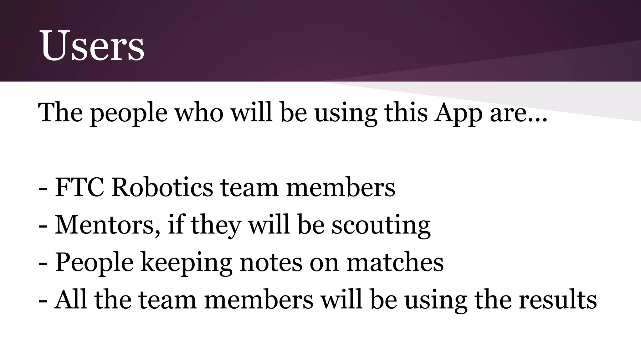 FTC Scout Party Presentation | PDF