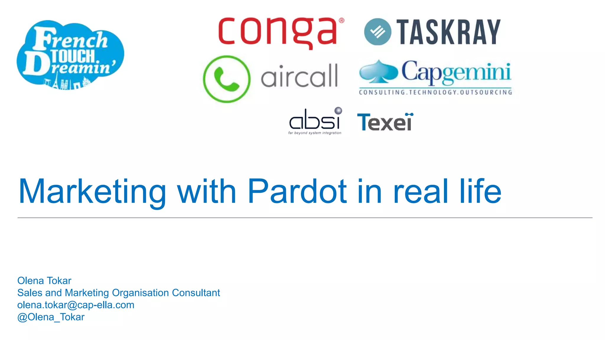 Implementing Pardot - what to focus on from day 1 | PPTX