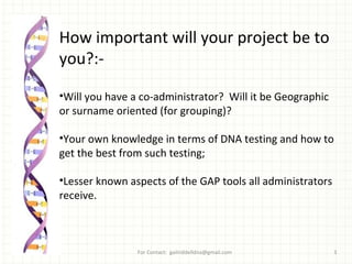 FTDNA Houston Project Management | PPT
