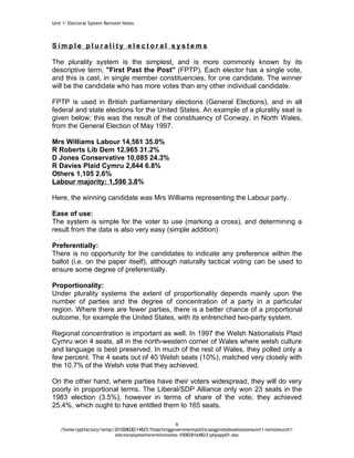 Elections Notes | PDF