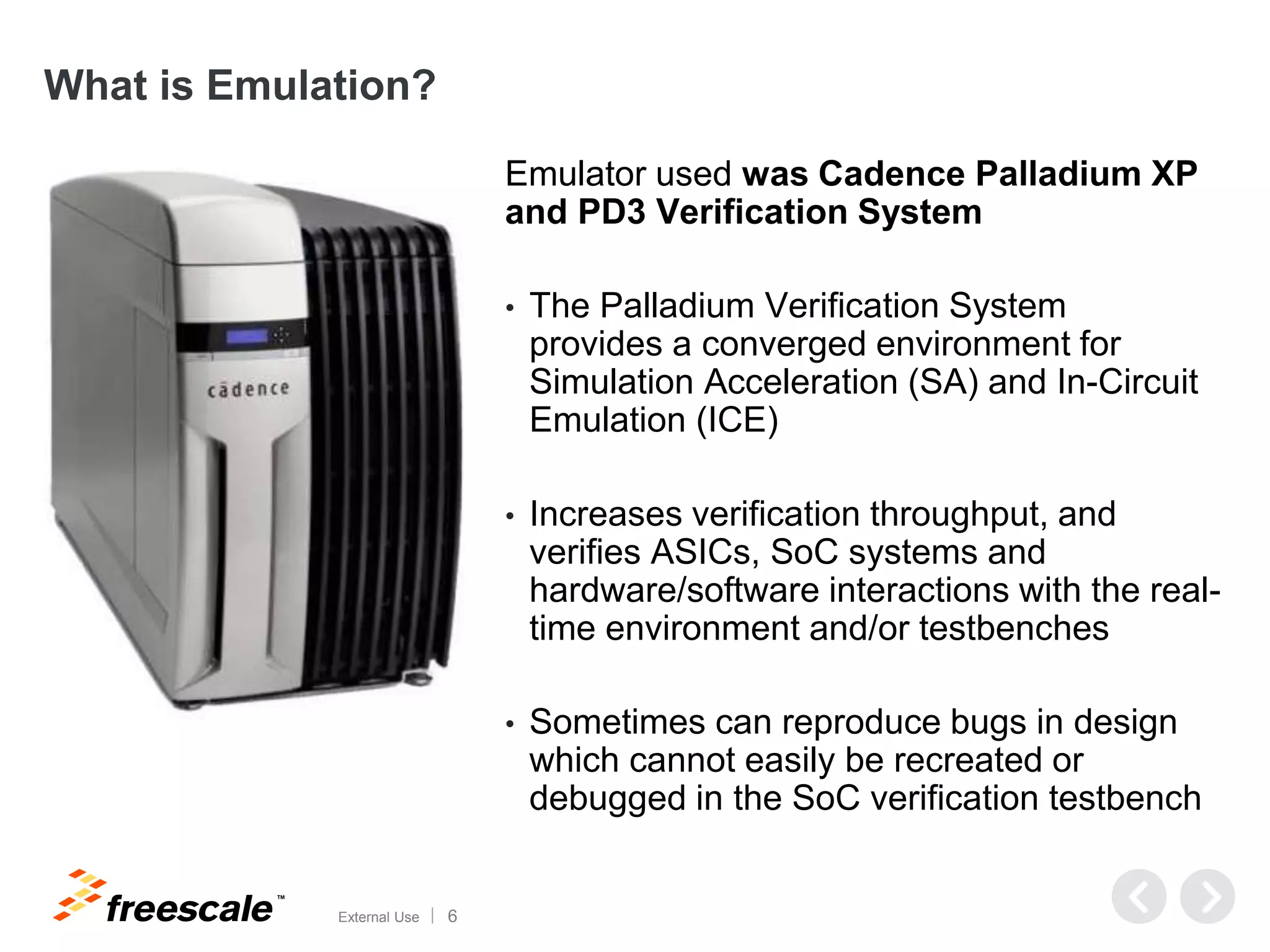 Early Software Development through Palladium Emulation | PPTX