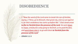 Feel the Fear and do it anyway: Obedience | PPTX