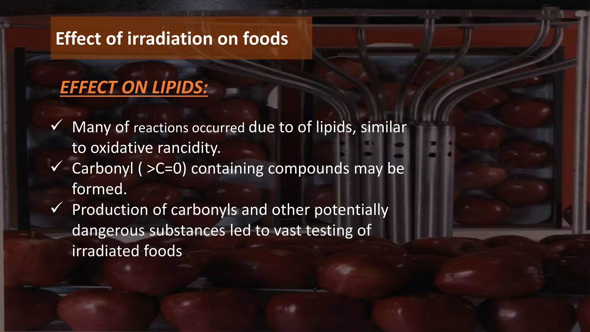 use of irradiation in food preservation ..ppt file | PPTX