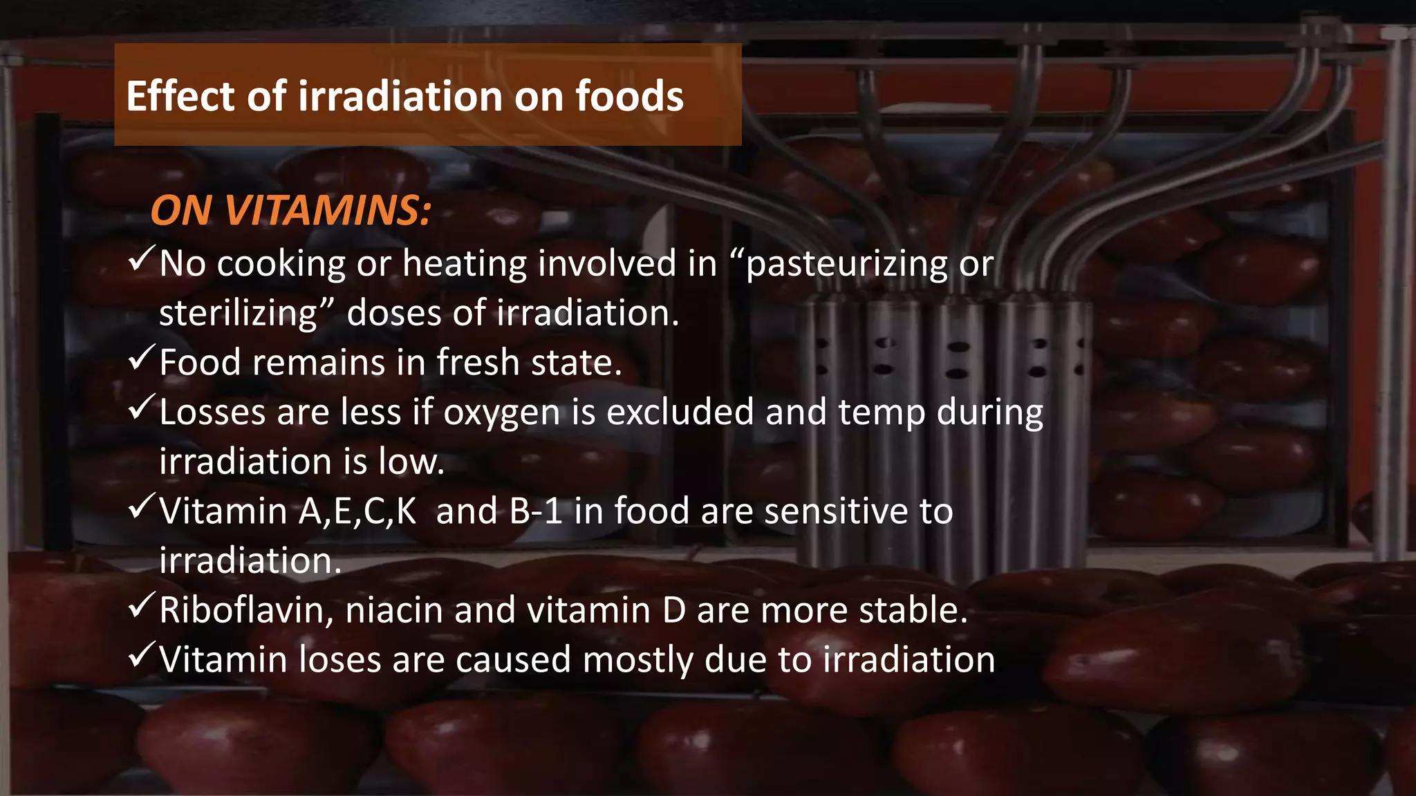 use of irradiation in food preservation ..ppt file | PPTX