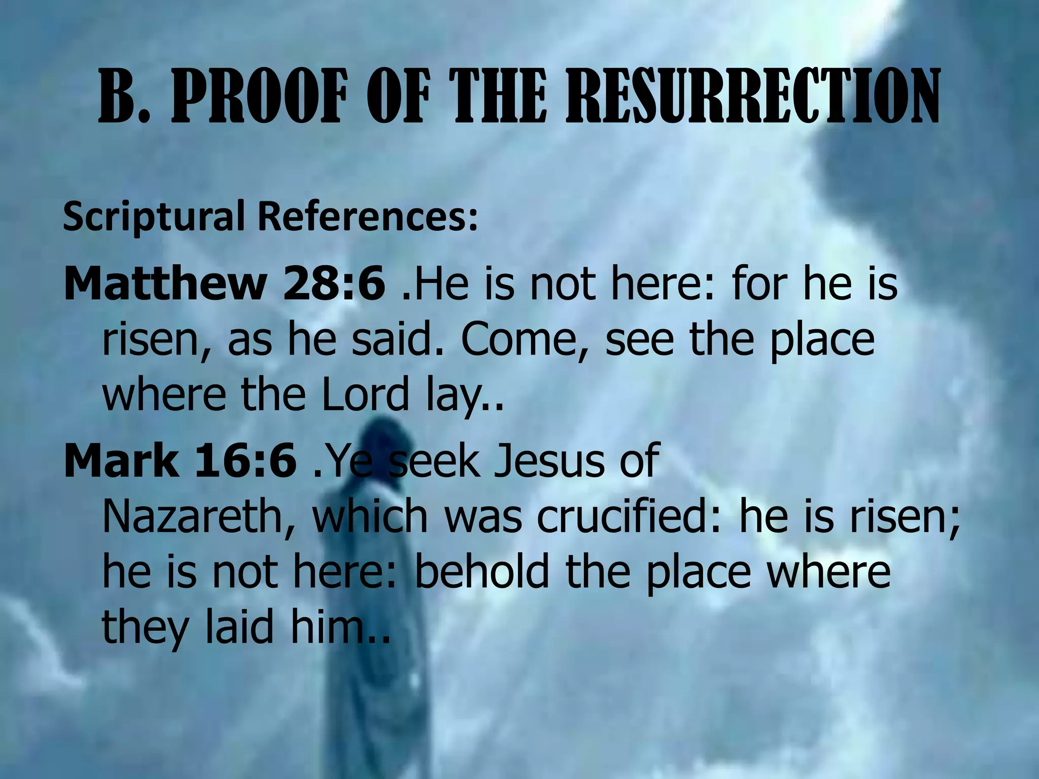 The Resurrection Of Jesus Christ | PPTX