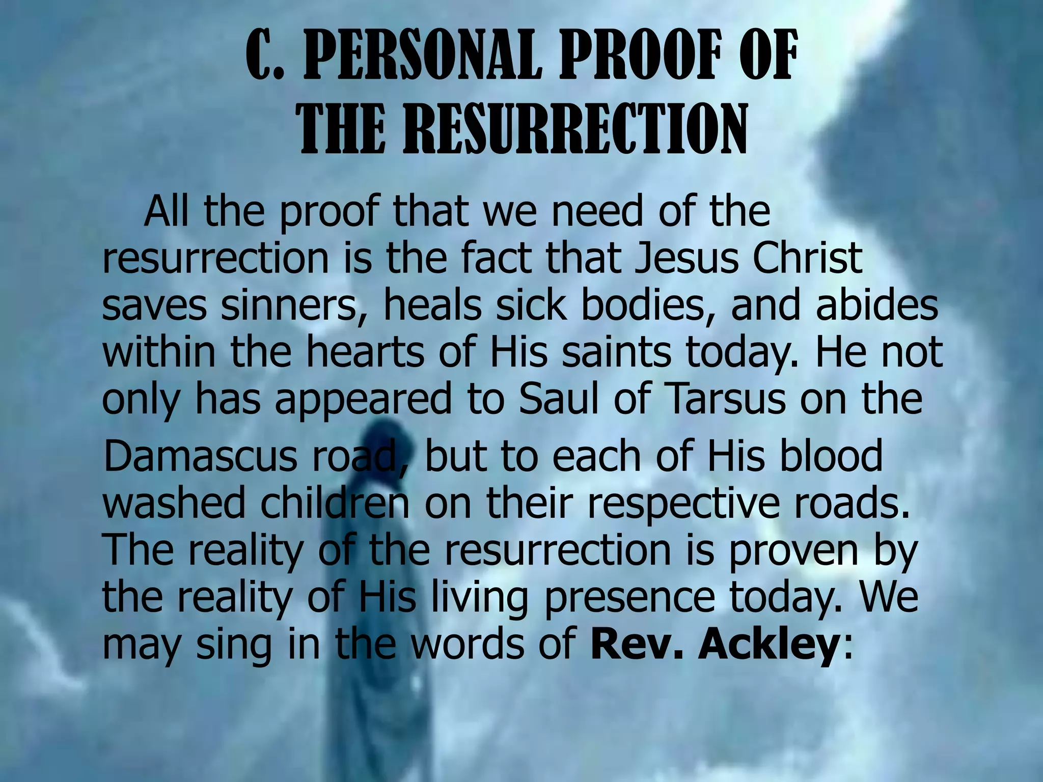 The Resurrection Of Jesus Christ | PPTX