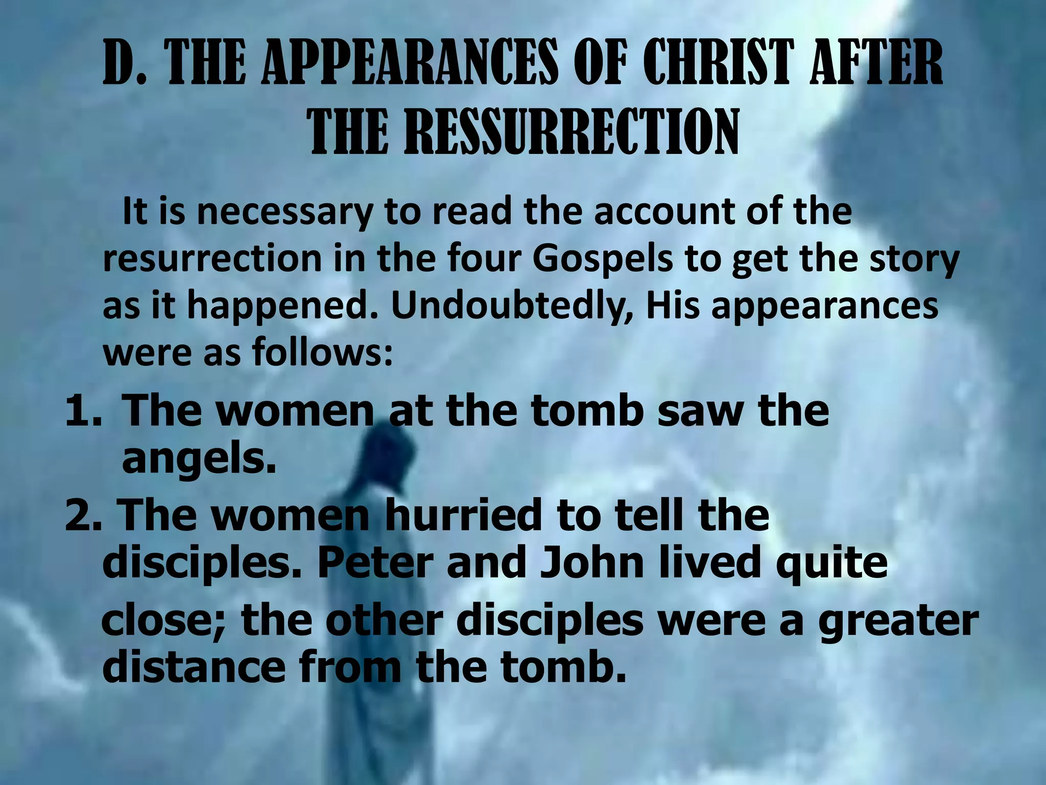 The Resurrection Of Jesus Christ | PPTX