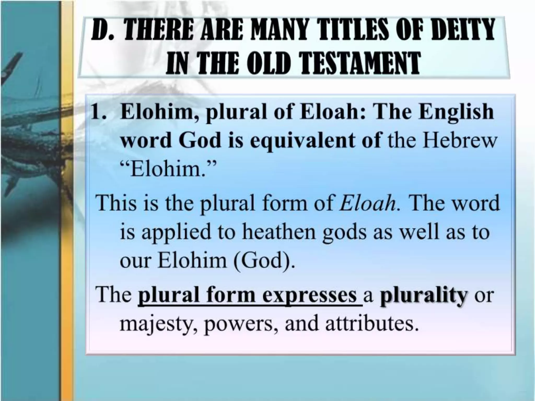 The Titles Of Jesus | PPTX