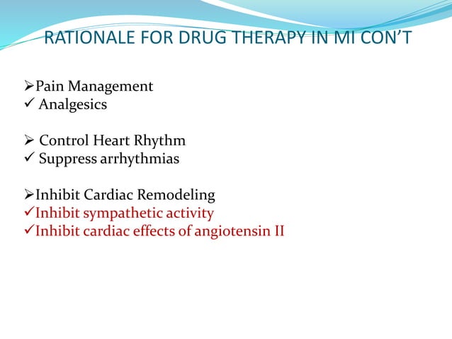 ARBs USE IN MANAGEMENT OF MYORCARDIAL INFARCTION | PPT