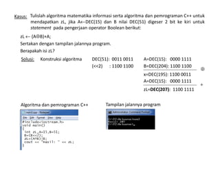 FTI305 algoritma matematika-info_lnjt_ | PPT