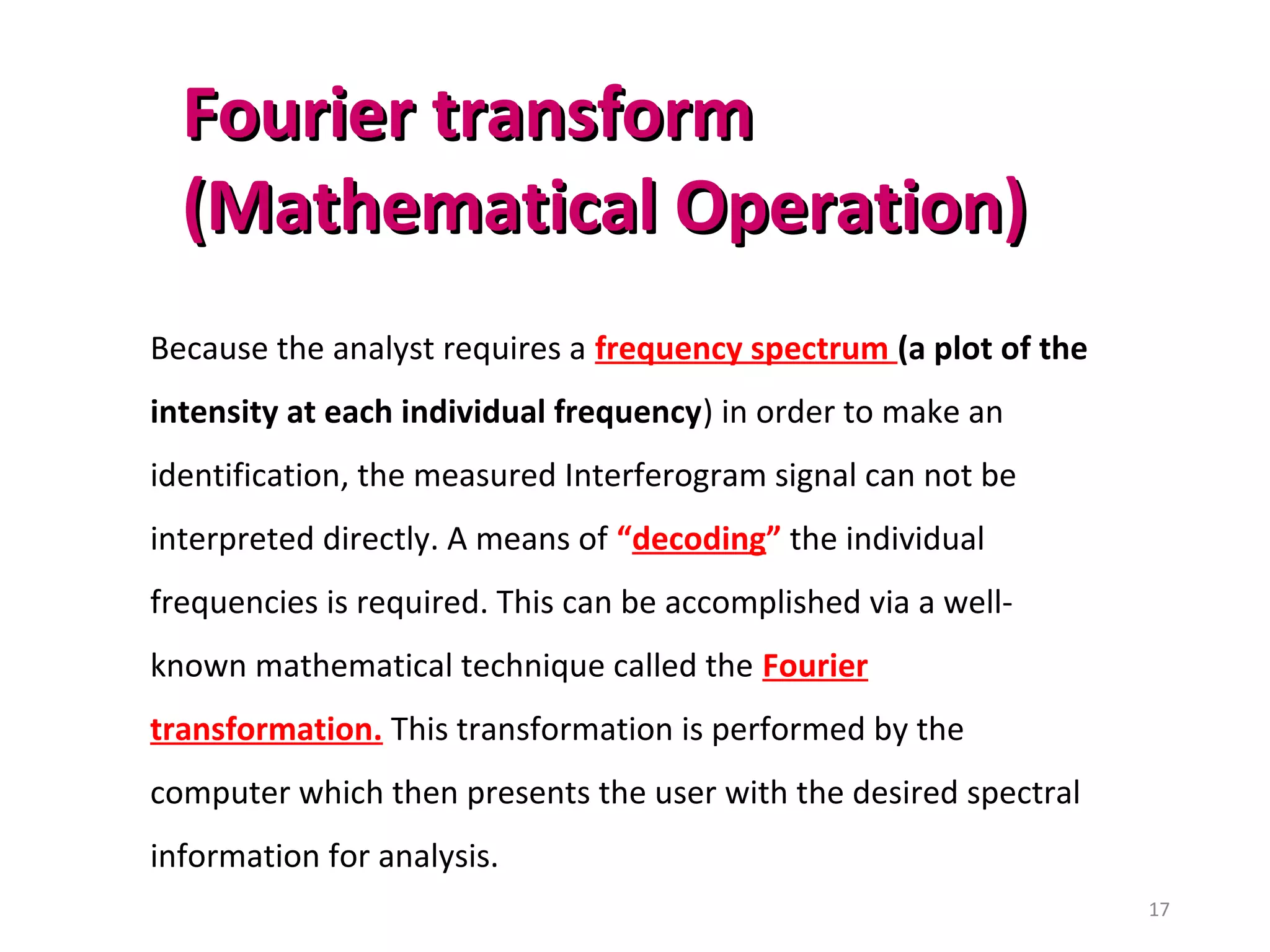 FTIR spectroscopy | PPT