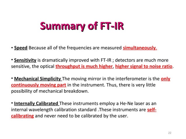 FTIR spectroscopy | PPT | Physics | Science