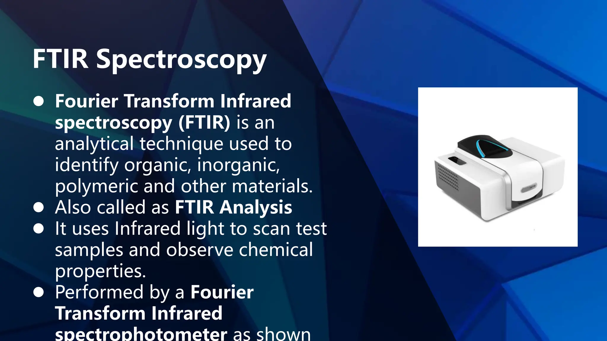 Ftir Fourier Transform Infrared Spectroscopy Pptx