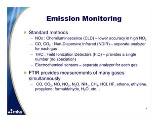 FTIR For Stack and CEM | PDF