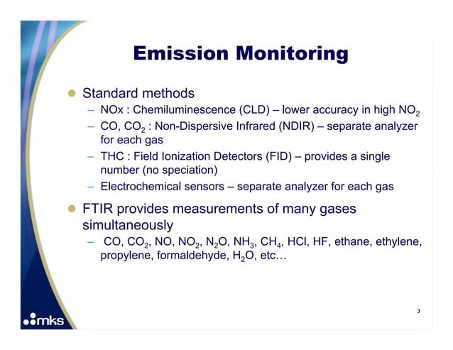 FTIR For Stack and CEM | PPT