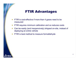 FTIR For Stack and CEM | PDF
