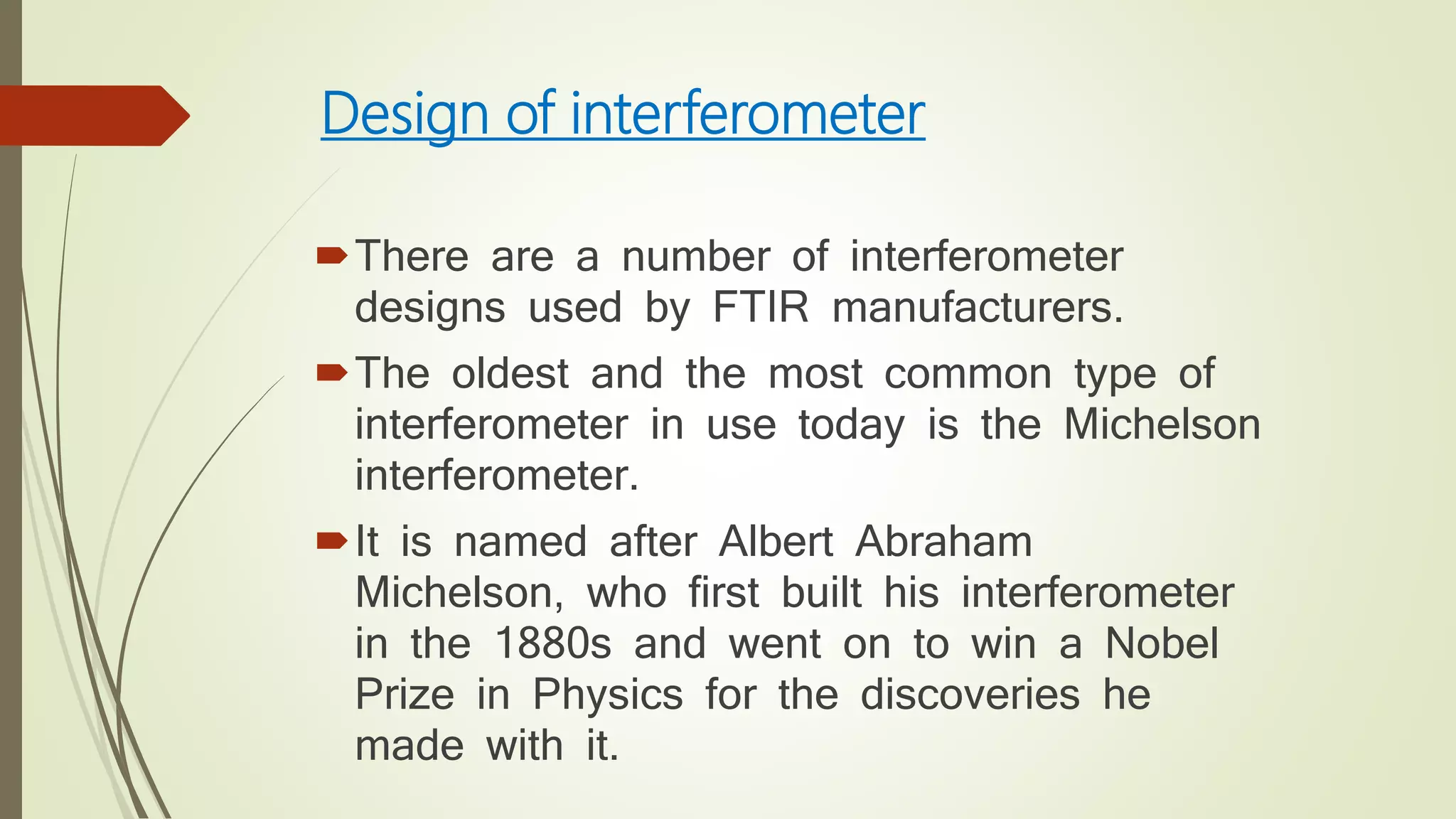 Ftir (fourier transform infra red spectroscopy) | PPT