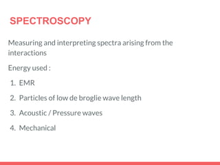 Ftir, ndir and flame photometry | PPTX | Physics | Science