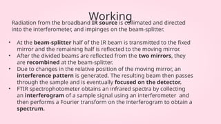 Fourier transition infrared spectroscopy | PPTX