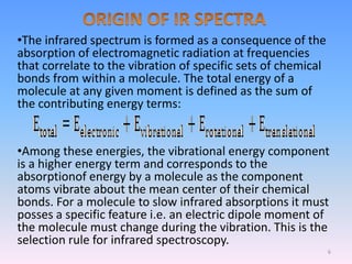 FOURIER TRANSFORM - INFRARED SPECTROSCOPY | PPTX