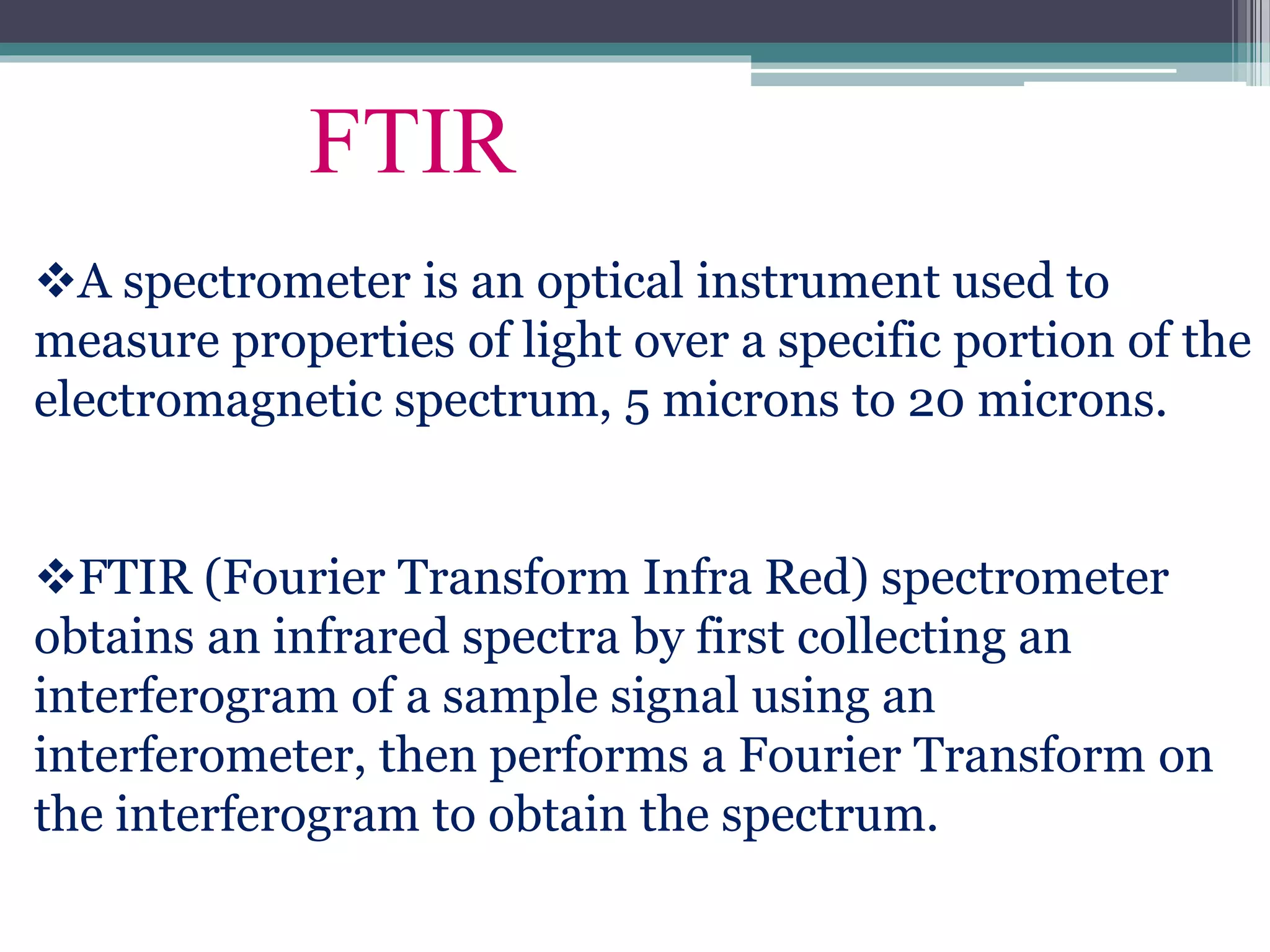 FTIR | PPTX