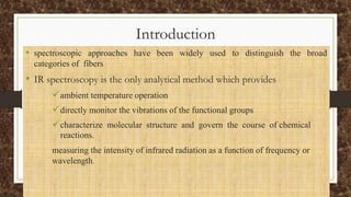 Ftir seminar | PPTX | Chemistry | Science
