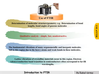 Introduction to Fourier Transfer Infrared Spectroscopy | PDF ...