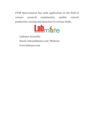FTIR Spectrometer | PDF