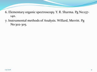 FTIR spectrophotometer | PPTX
