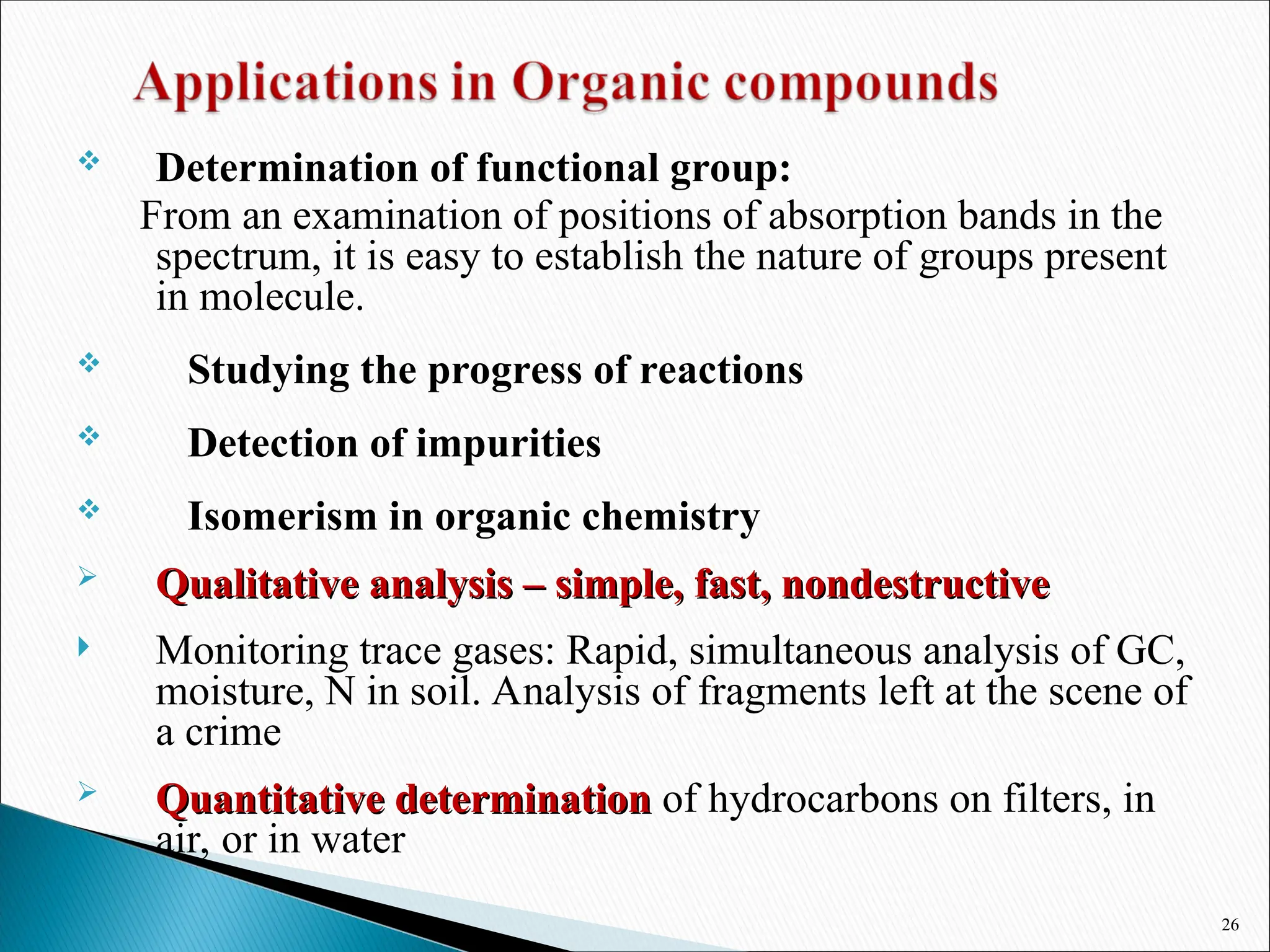 FTIR spectroscopy for mineral analysis chromatography | PPT