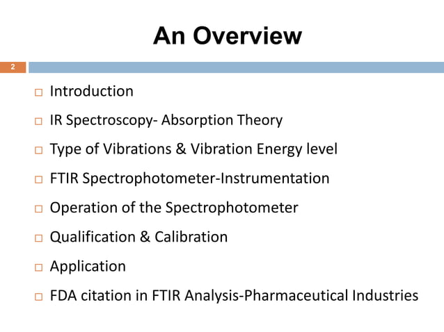 FTIT Spectroscopy- Dr. A. Amsavel | PPT